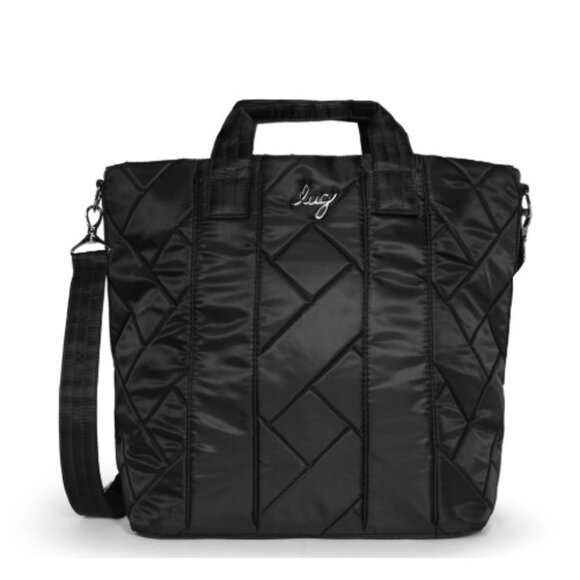 lug | Bags | Lug Dory Xl Convertible Tote Bag Black | Poshmark